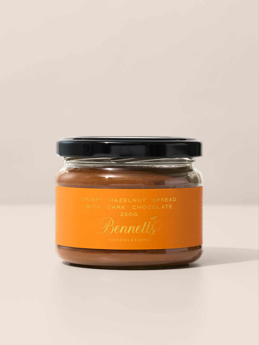 Crispy Hazelnut Spread with Dark Chocolate